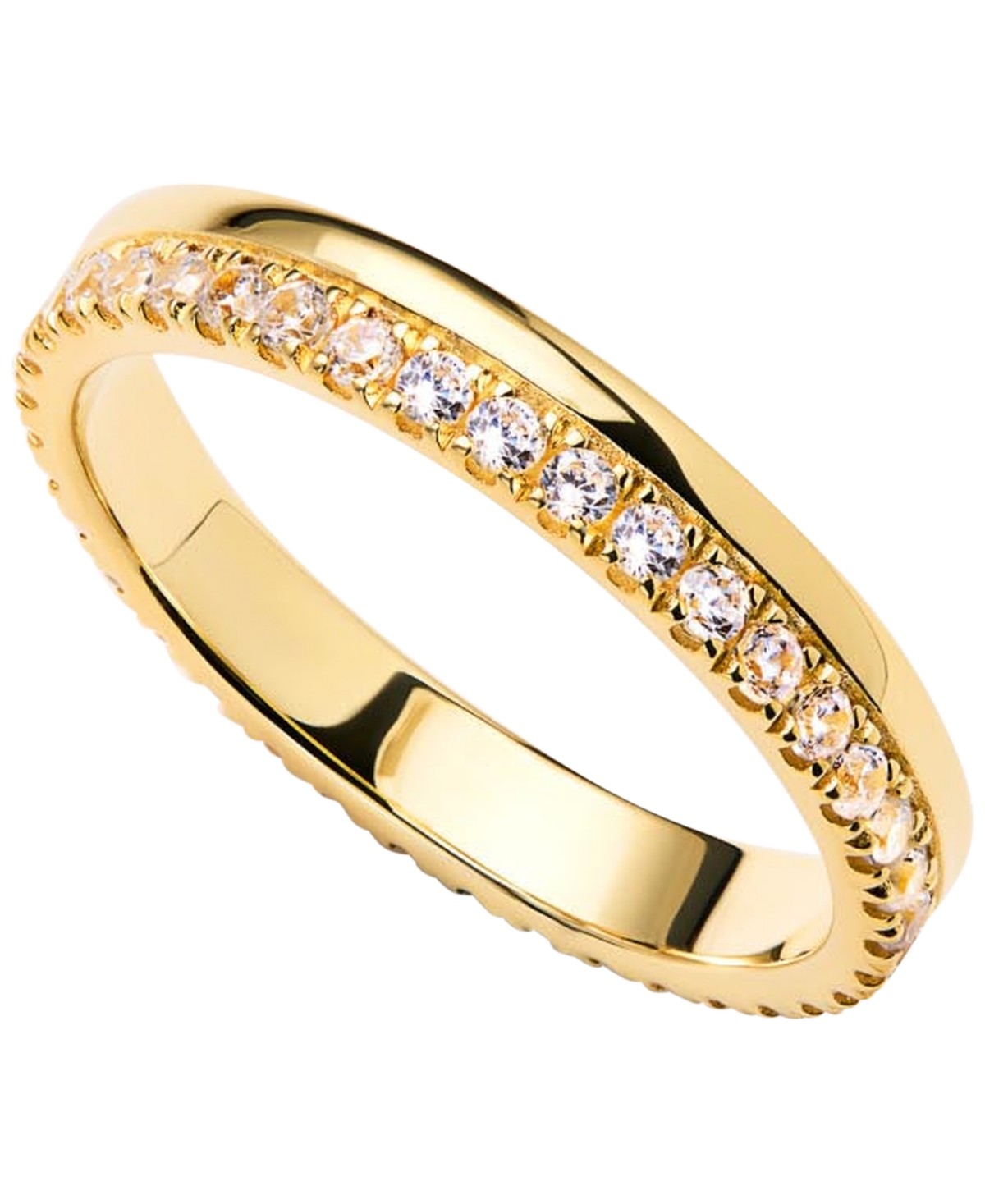 Click here for Ana Luisa Celine Double Cubic Zirconia Band Ring -... prices