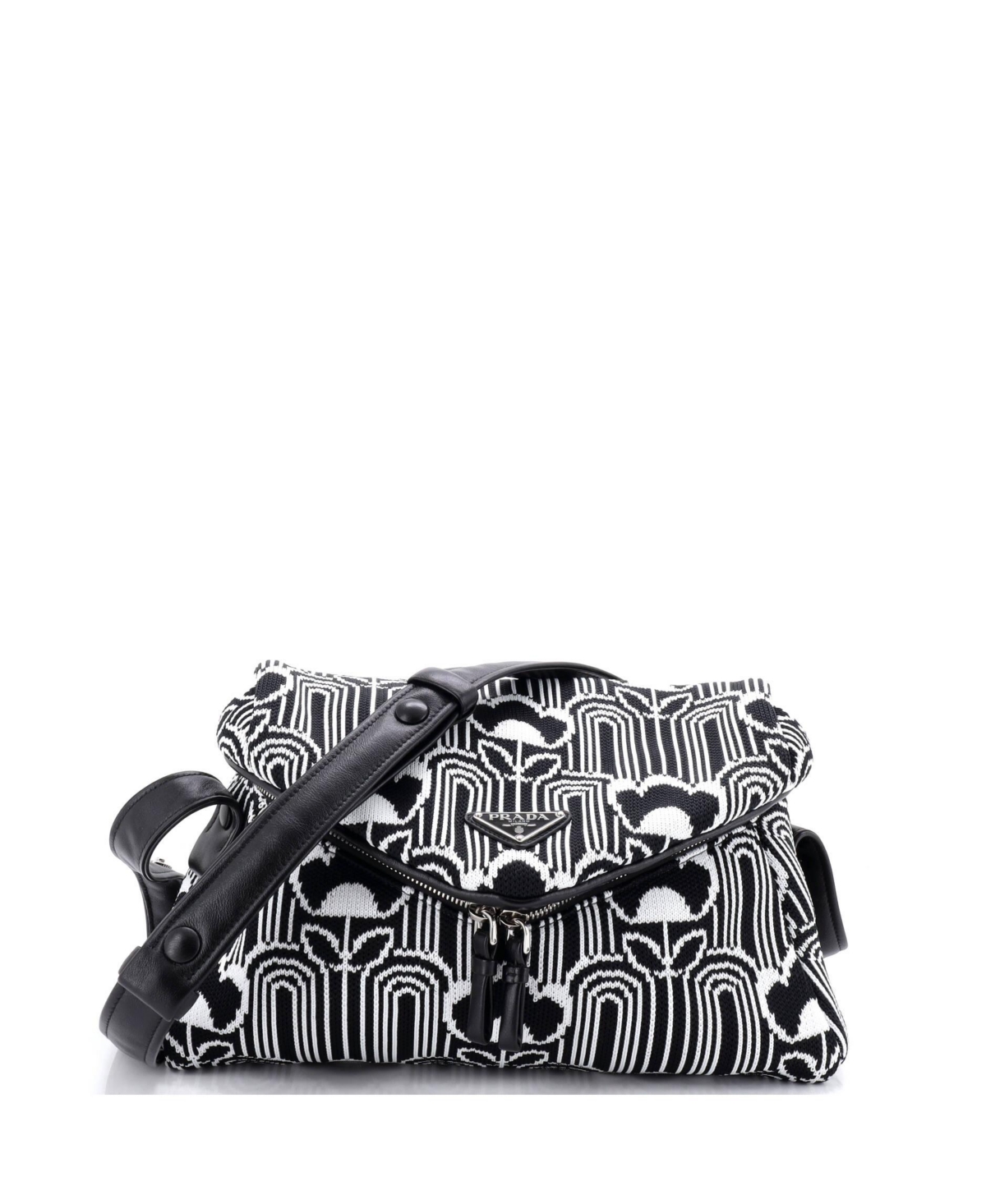 Click here for Pre-Owned Prada Medium Signaux Shoulder Bag Jacqua... prices
