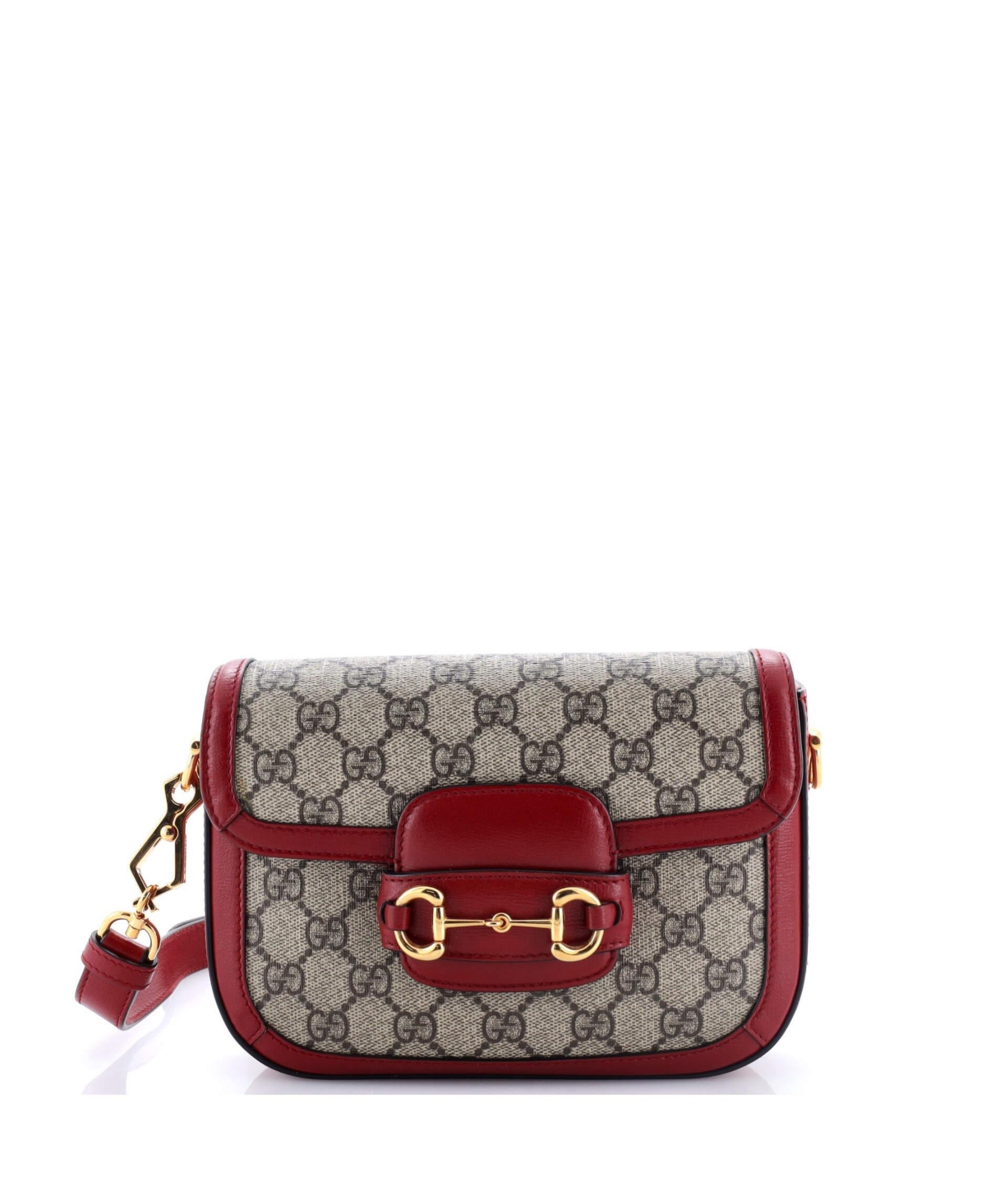 Click here for Pre-Owned Gucci Mini Horsebit 1955 Shoulder Bag Gg... prices