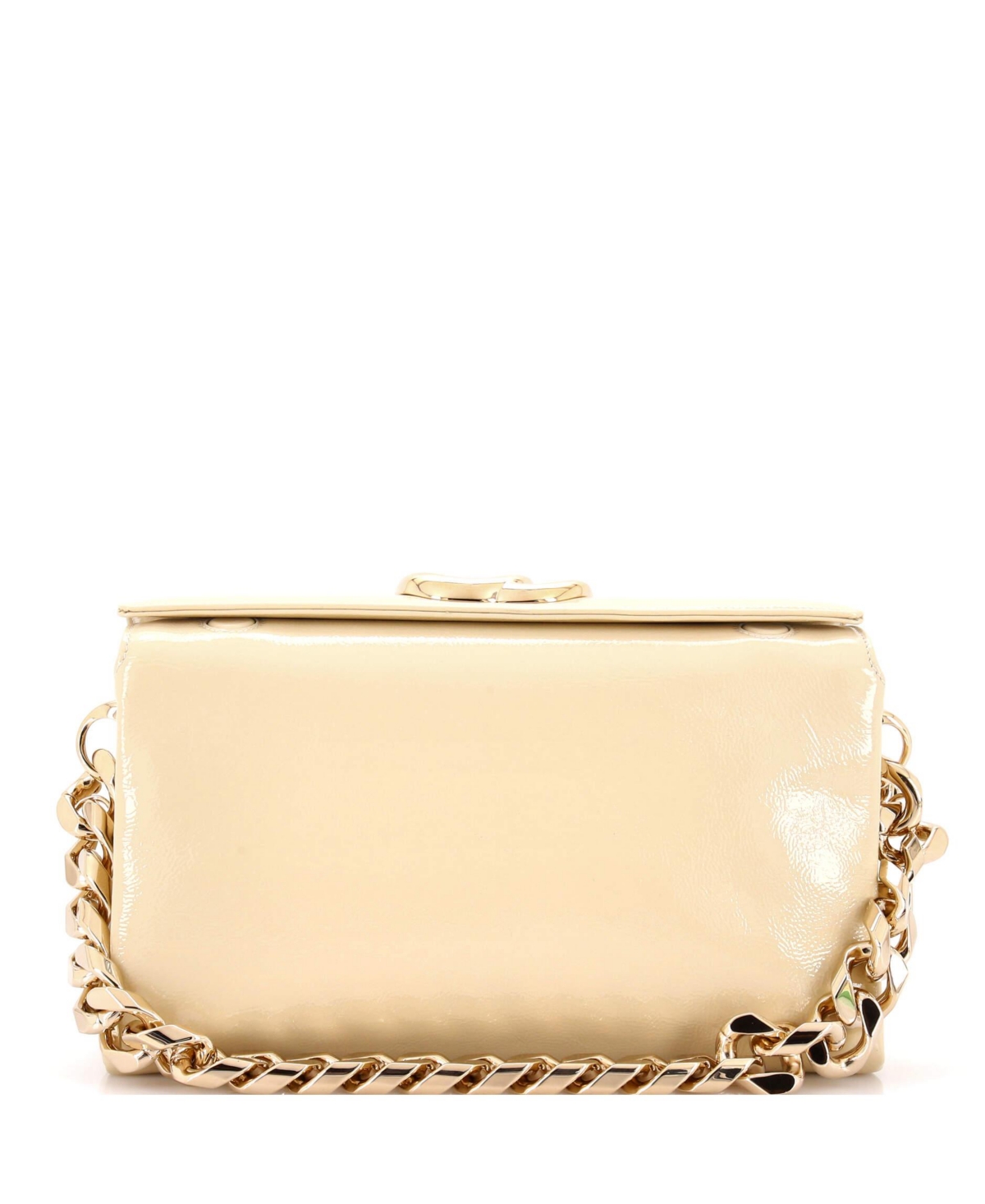 Click here for Pre-Owned Gucci Small Gg Soft Chain Handle Bag Pat... prices