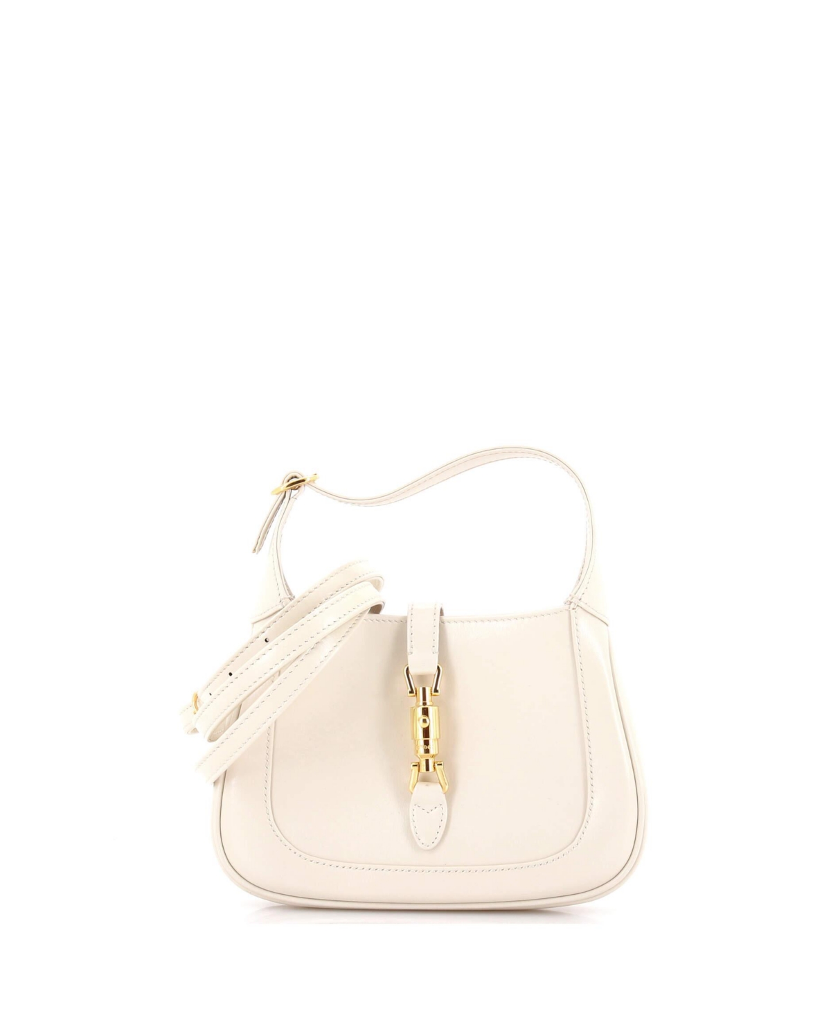 Click here for Pre-Owned Gucci Mini Jackie 1961 Hobo Leather - Wh... prices