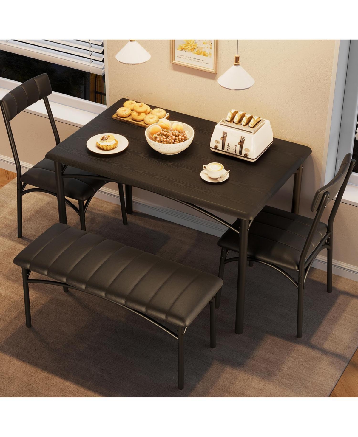 Click here for gaomon Dining Table Set for 4  Kitchen Table with... prices