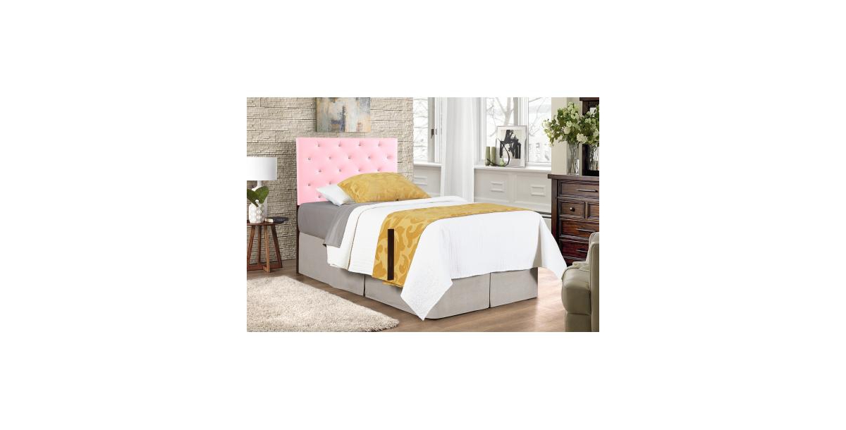 Click here for Flynama Twin Upholstered Headboard with Faux Jewel... prices