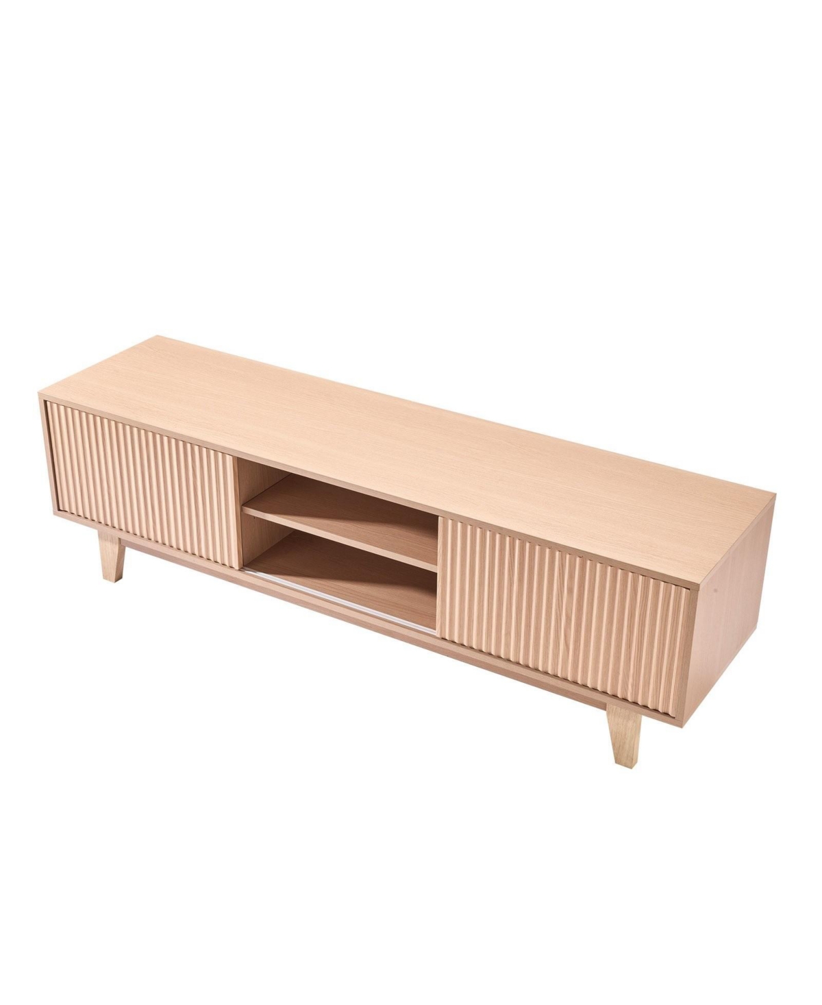 Click here for Gouun Boho Tv Stand with Sliding Door for TVs - Na... prices