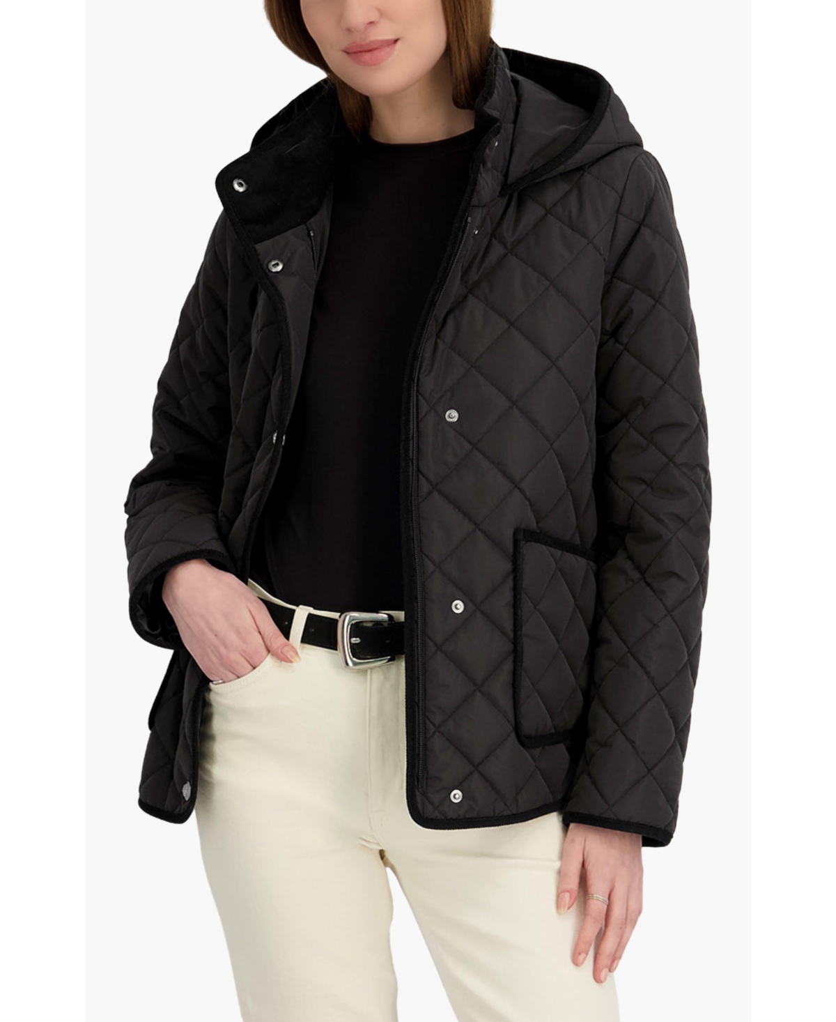 Click here for Tahari Womens Rosie Coats - Black prices