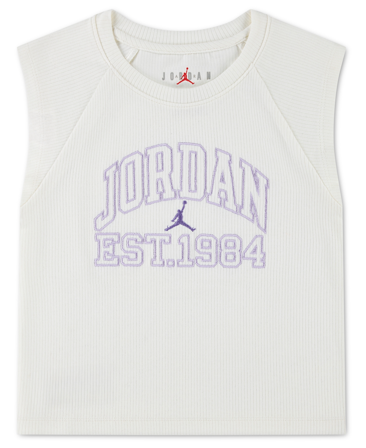 Click here for Jordan Girls 7-16 Ribbed Tank Top - Sail prices