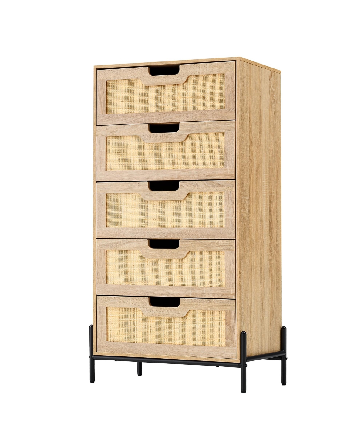 Click here for gaomon Storage Cabinet  5 Drawer Chest with Wicker... prices