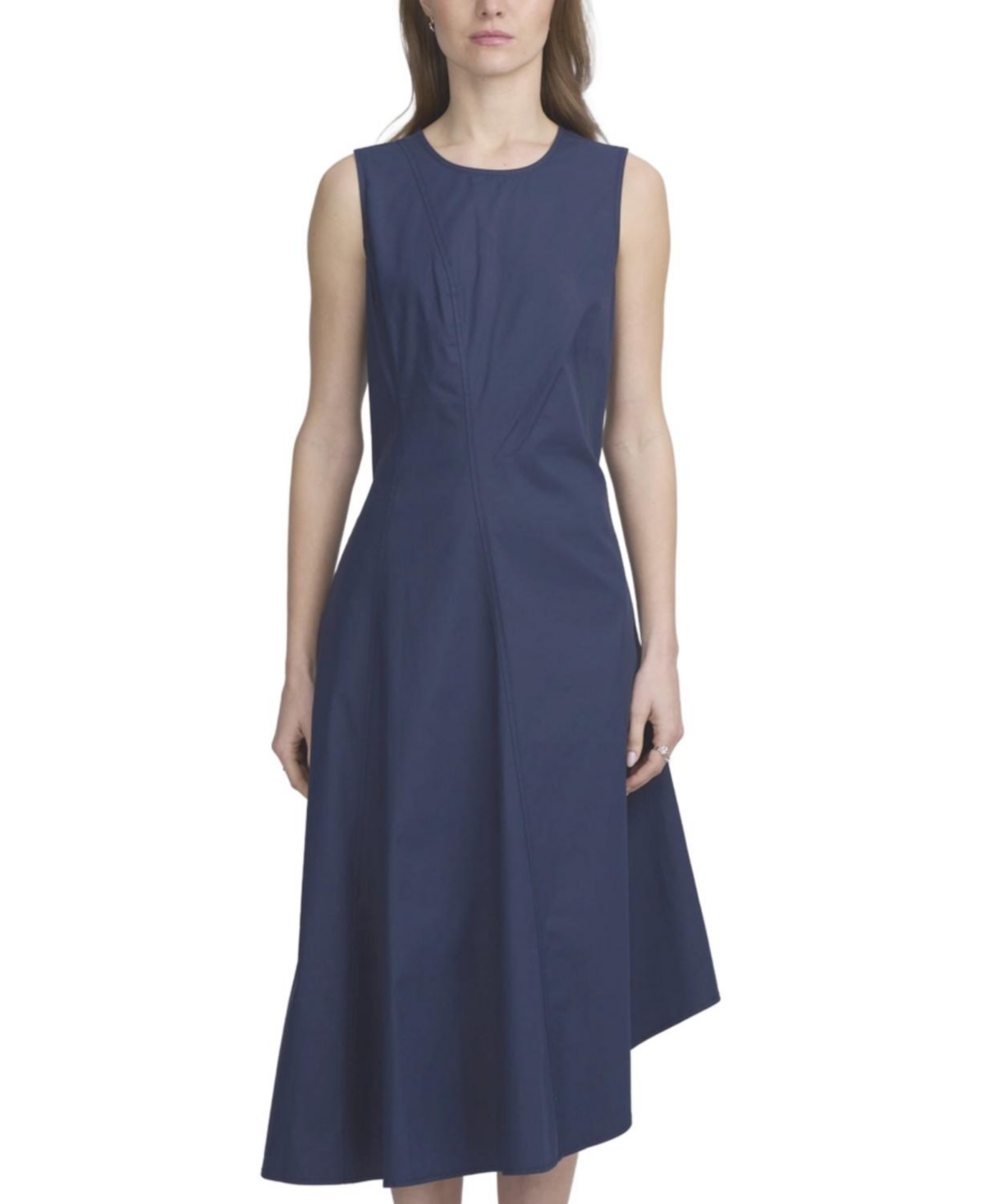 Click here for Elle Collection Womens Asymmetrical Dress - Navy b... prices