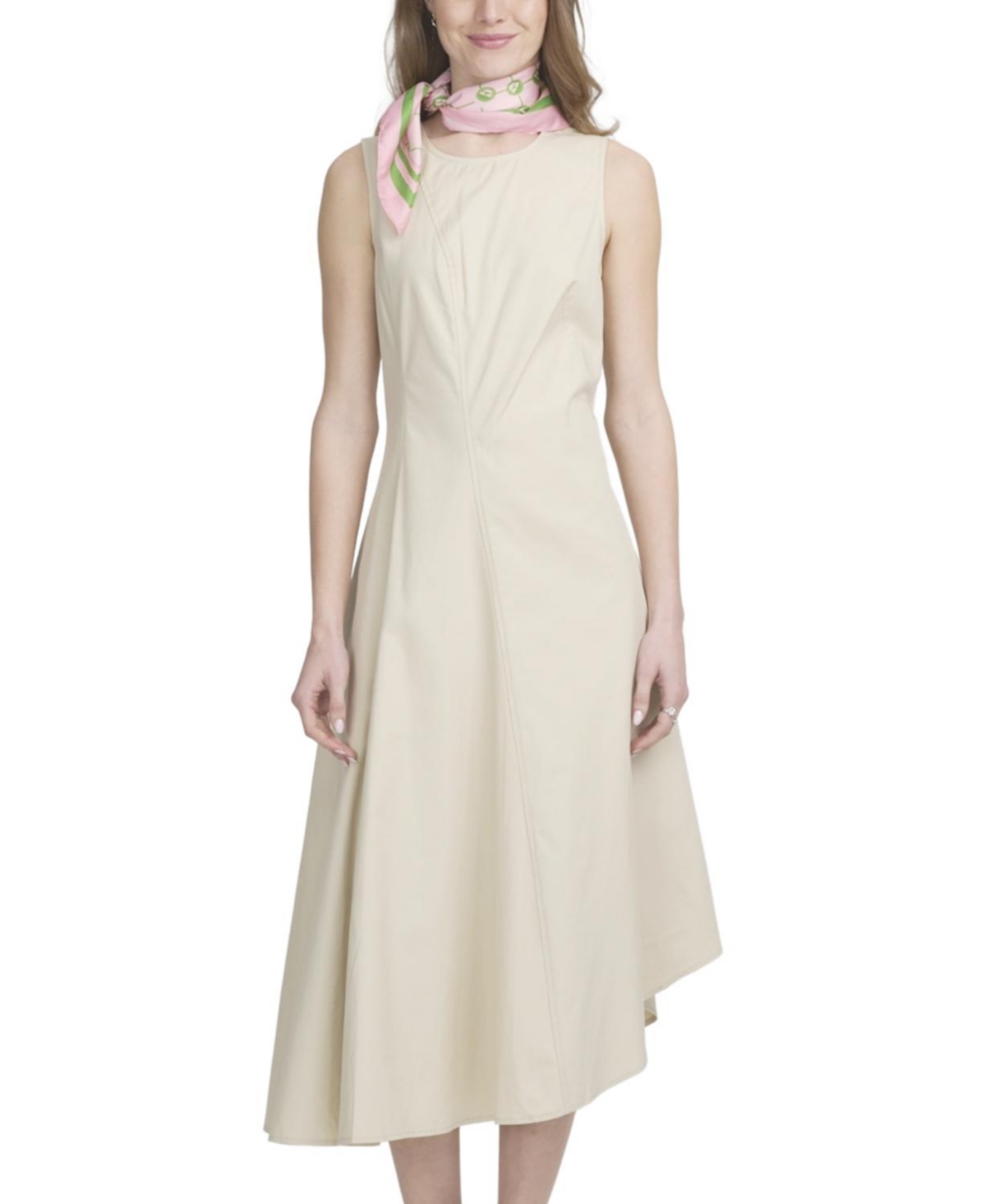 Click here for Elle Collection Womens Asymmetrical Dress - Sand prices