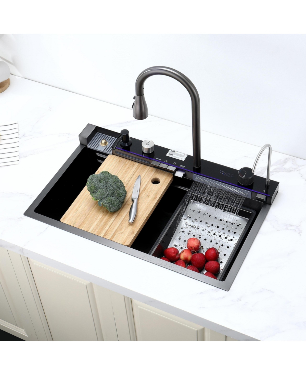 Click here for Busdays 304 Stainless Steel Pull-Out Kitchen Sink... prices