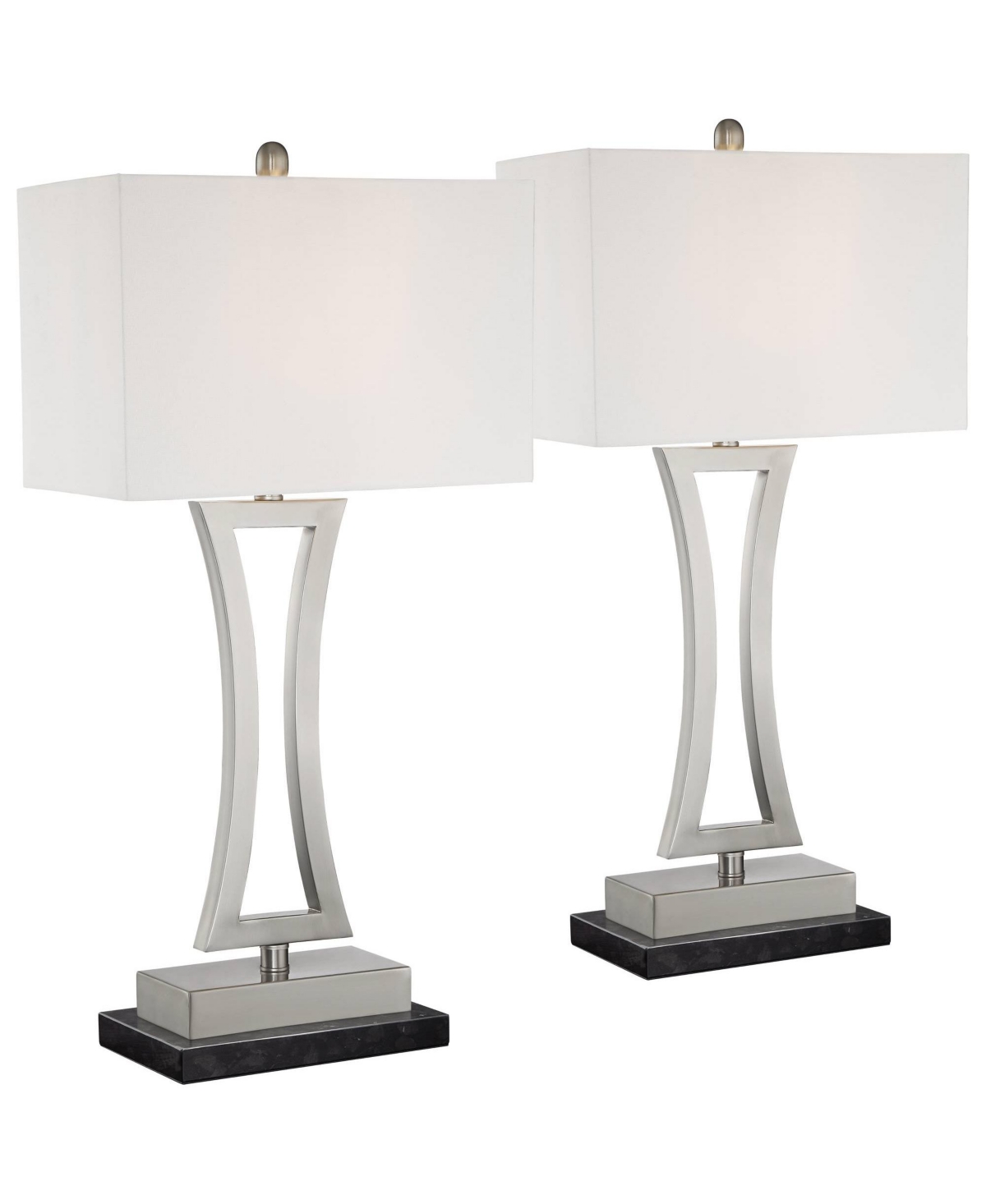 Click here for 360 Lighting Roxie Modern Table Lamps Set of 2 wit... prices