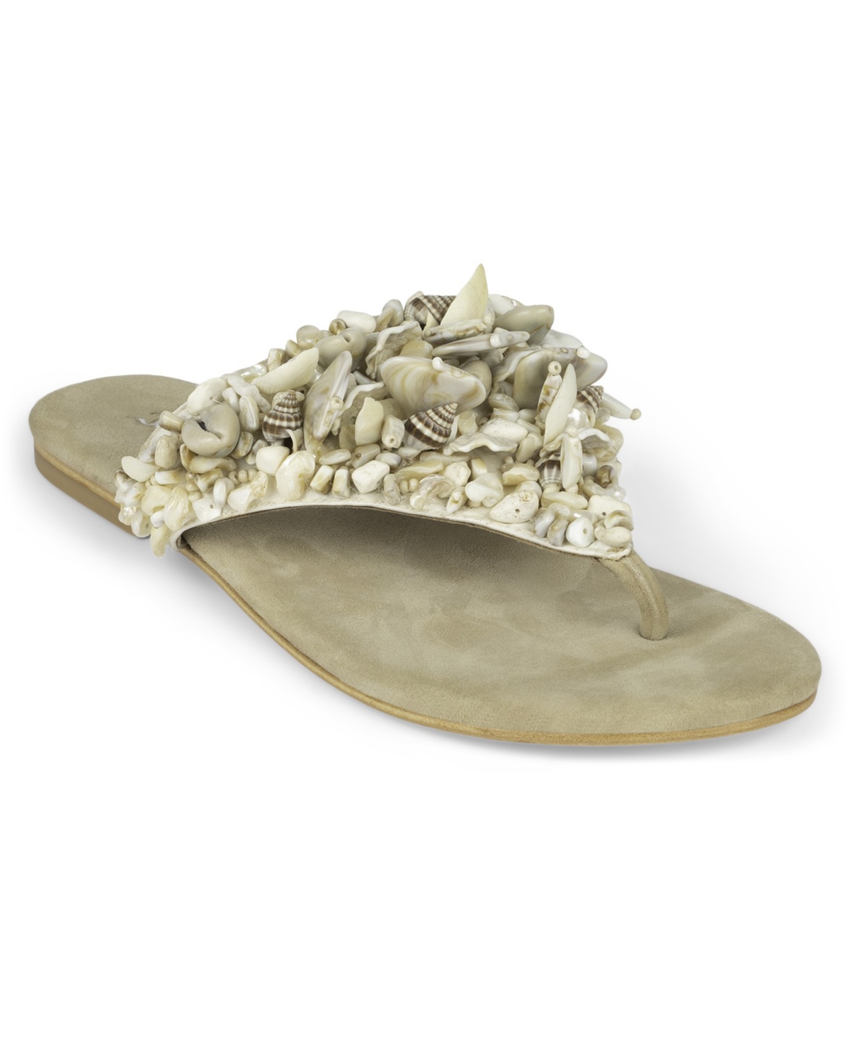 Click here for Jeffrey Campbell Womens Tidal Wave Shell Thong Fla... prices