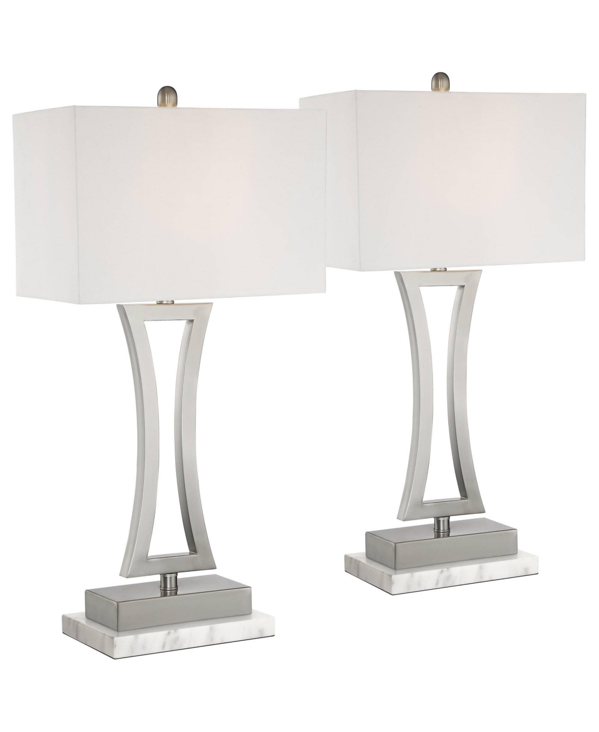 Click here for 360 Lighting Roxie Modern Table Lamps Set of 2 wit... prices