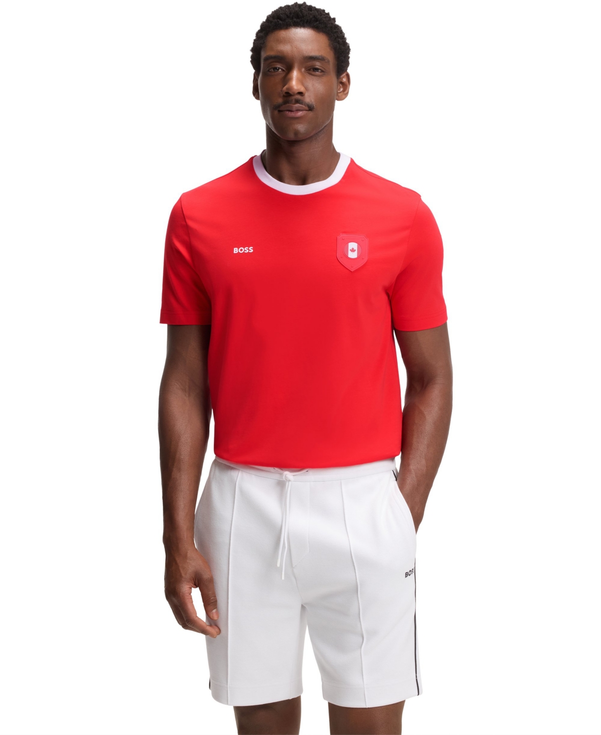 Click here for Boss by Hugo Boss Mens Stretch-Cotton Canada Count... prices