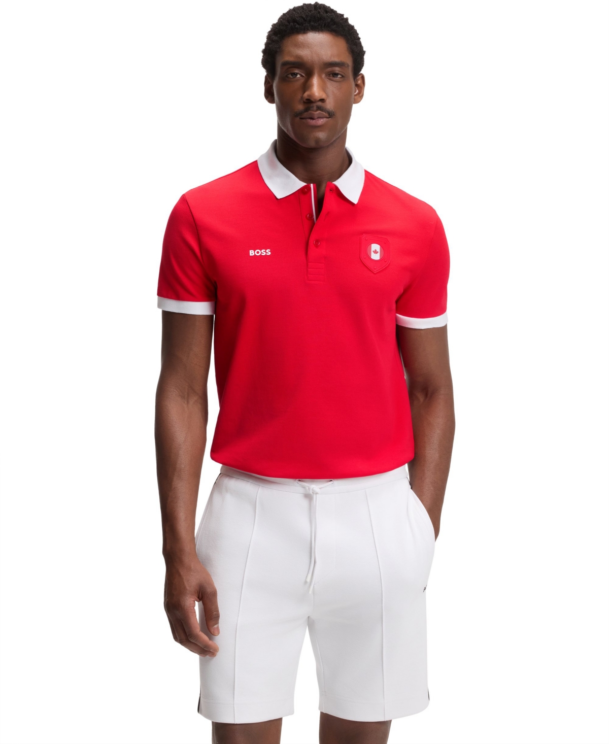 Click here for Boss by Hugo Boss Mens Paddy Canada Country Flag T... prices