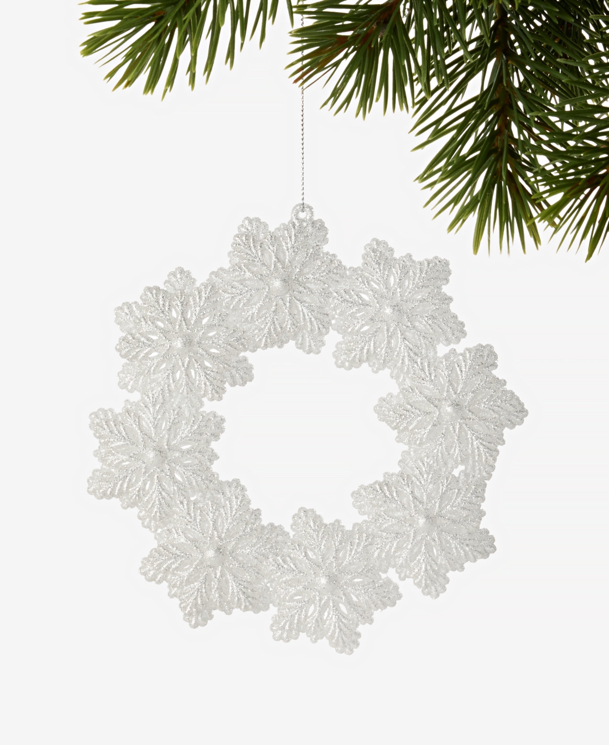 Click here for Holiday Lane Iced Delight Mini Wreath Ornament  Ma... prices