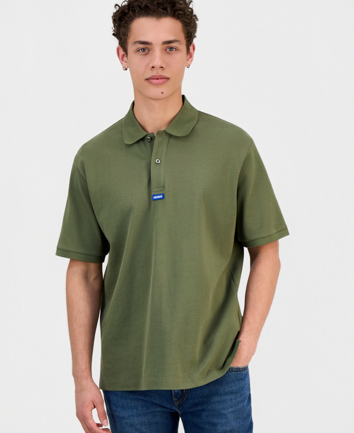 Click here for Hugo by Hugo Boss Mens Nolitos Polo Shirt - Open G... prices