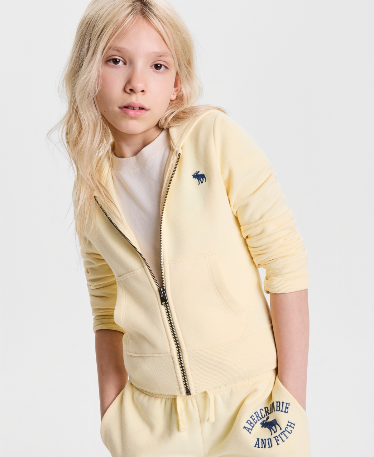 Click here for abercrombie kids Girls 5-14 Full-Zip Hoodie - Past... prices