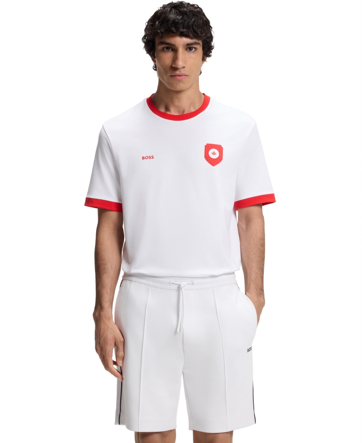 Click here for Boss by Hugo Boss Mens Stretch-Cotton Canada Count... prices