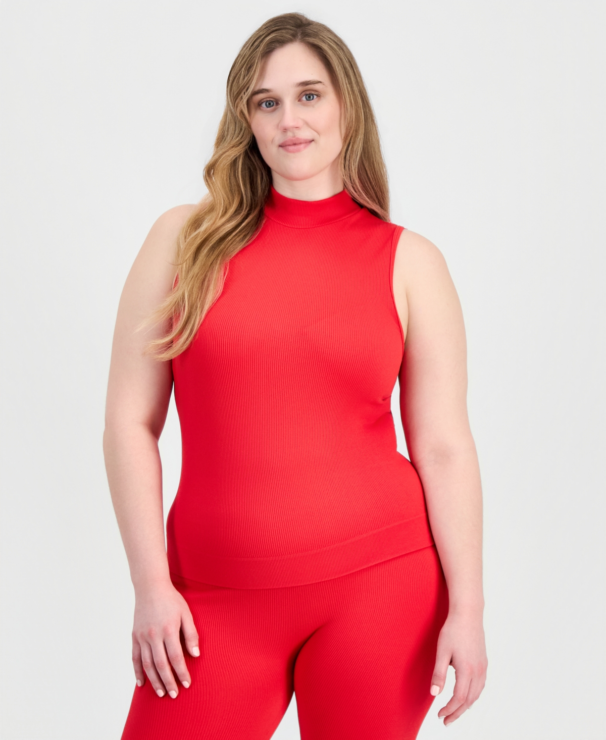 Click here for Full Circle Trends Trendy Plus Size Ribbed Mock Ne... prices
