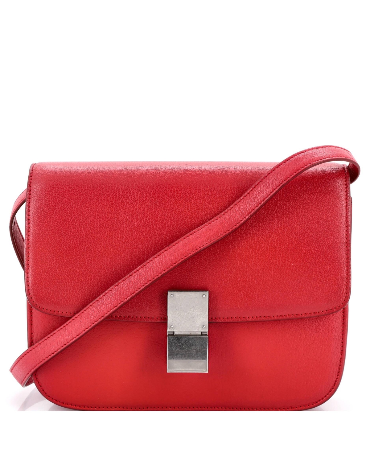 Click here for Pre-Owned Celine Medium Classic Box Bag Grainy Lea... prices