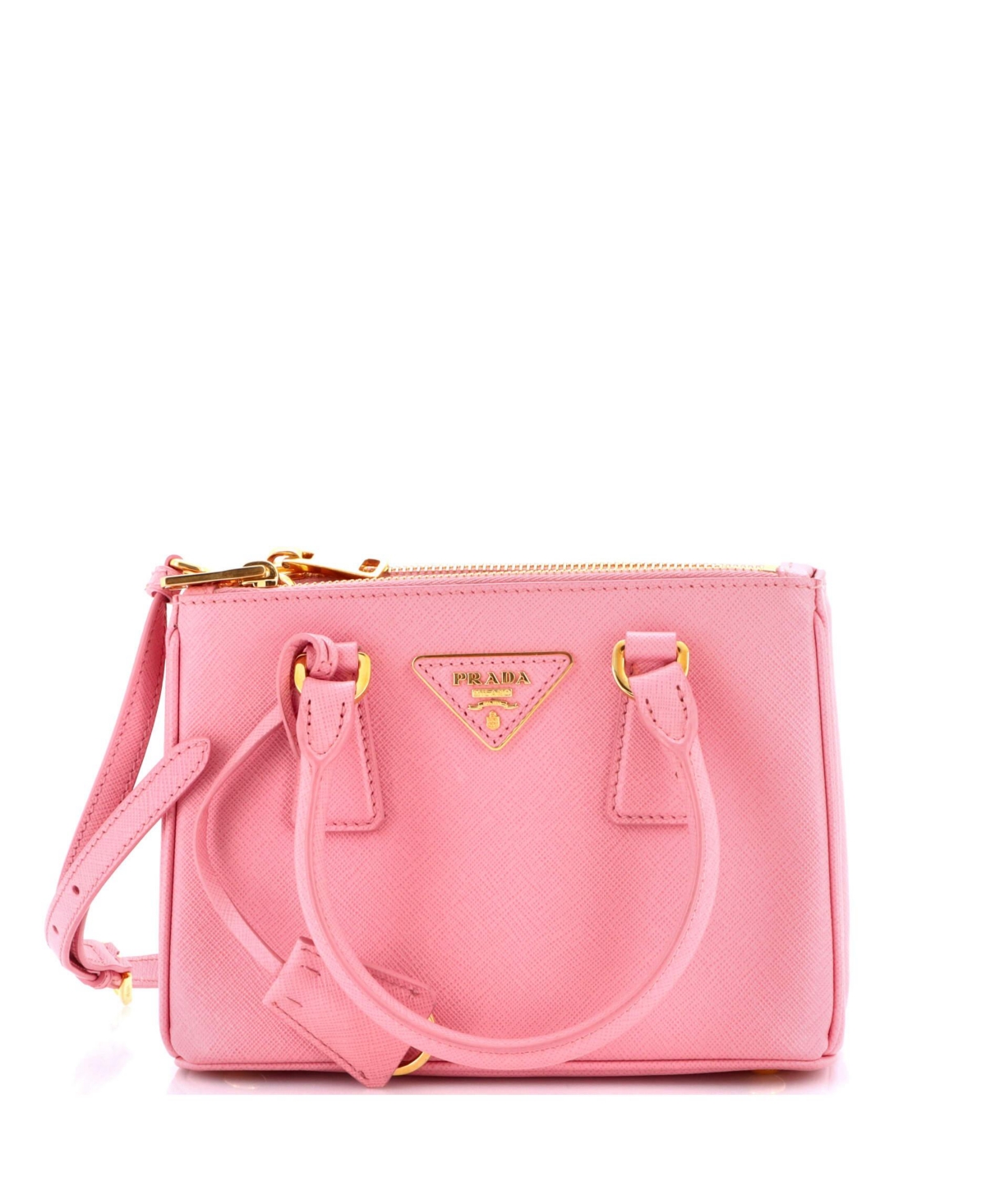 Click here for Pre-Owned Prada Small Galleria Double Zip Tote Saf... prices