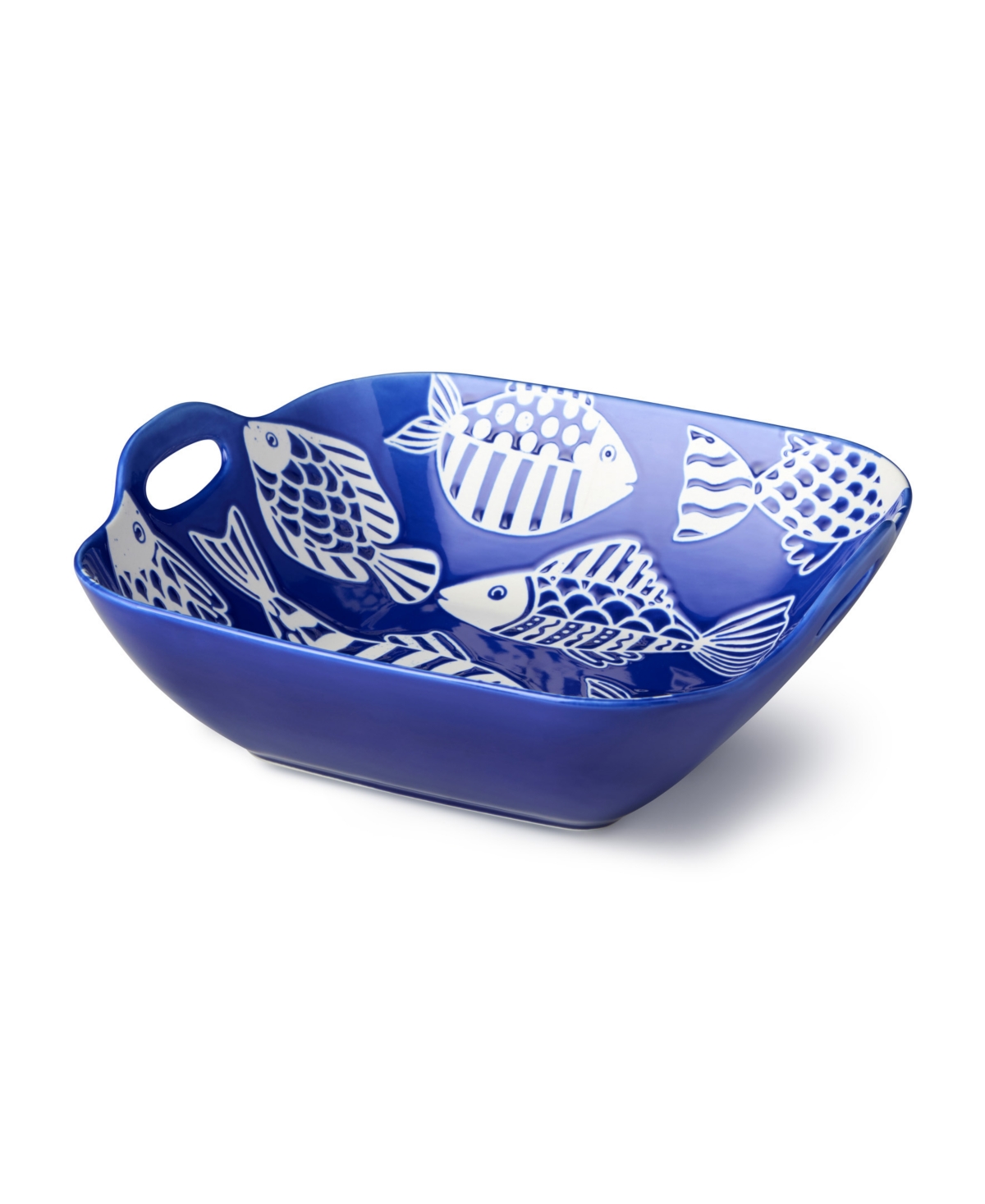 Click here for Certified International Fish Tale Square Bowl - Mu... prices