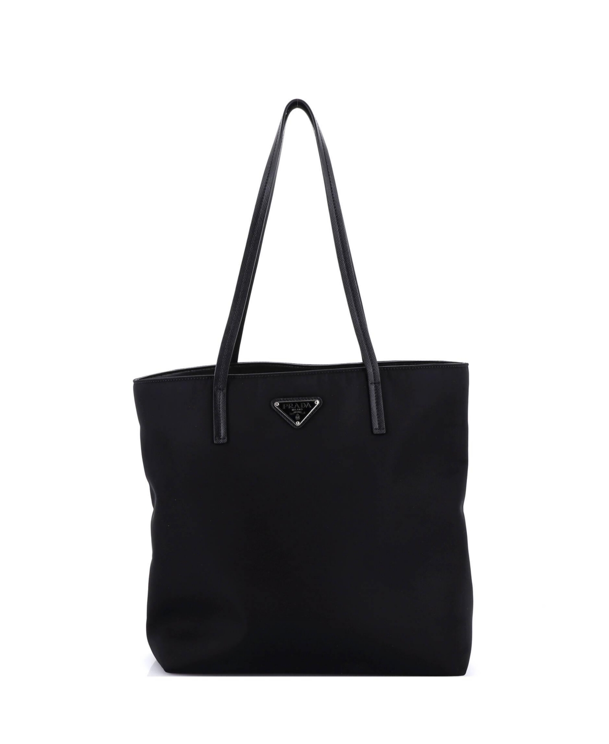 Click here for Pre-Owned Prada Medium Padded Open Tote Tessuto wi... prices