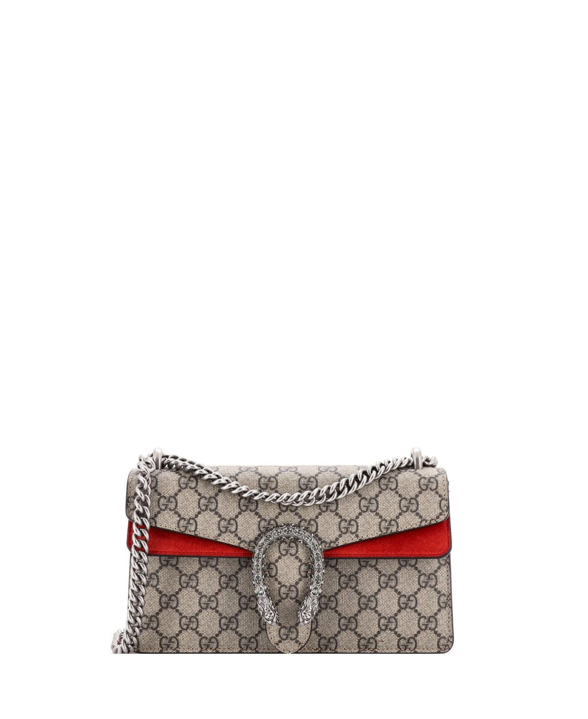 Click here for Pre-Owned Gucci Small Dionysus Bag Gg Coated Canva... prices