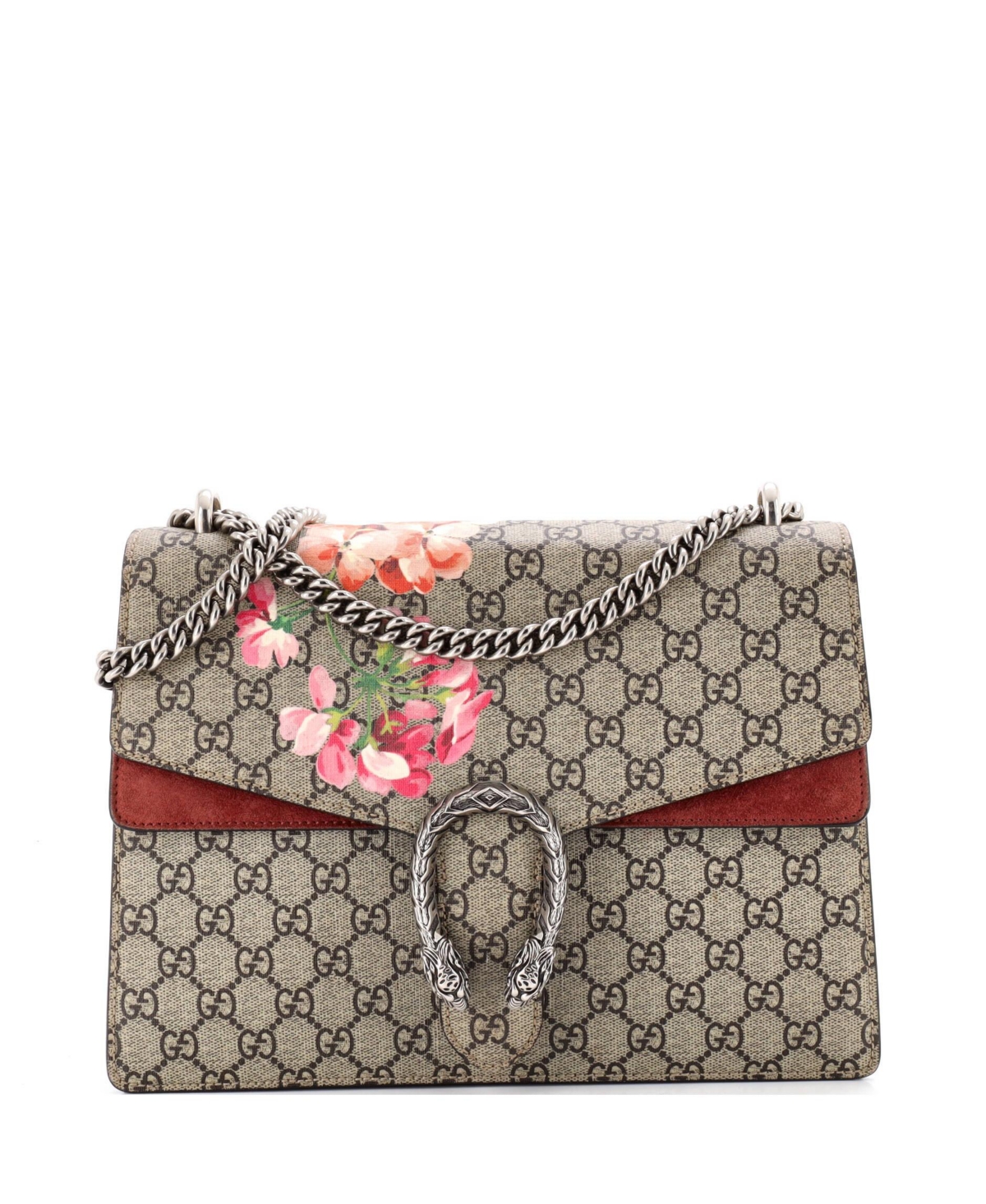 Click here for Pre-Owned Gucci Medium Dionysus Bag Blooms Print G... prices
