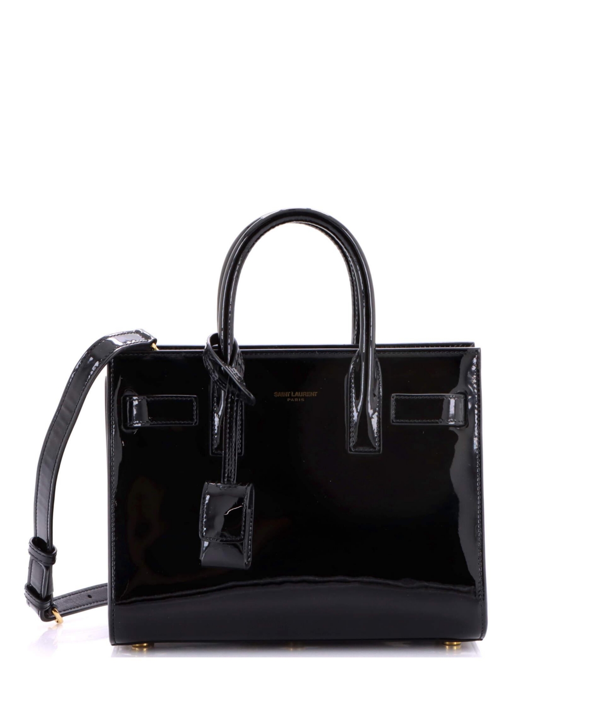 Click here for Pre-Owned Saint Laurent Nano Sac de Jour Bag Paten... prices