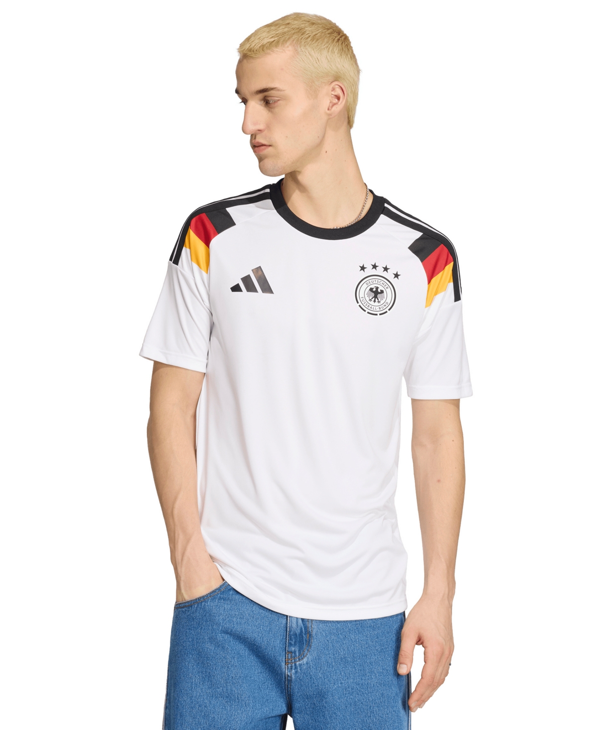 Click here for adidas Mens Germany 26 Home Fan Short-Sleeve Jerse... prices