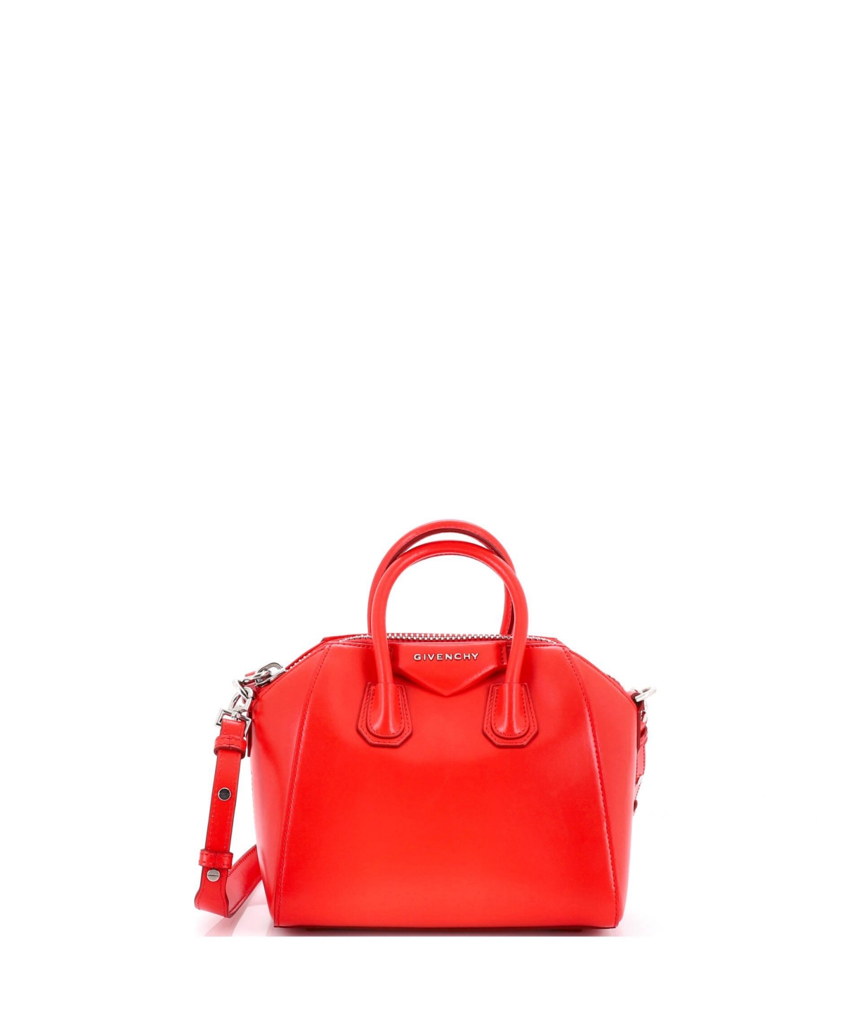Click here for Pre-Owned Givenchy Mini Antigona Bag Glazed Leathe... prices
