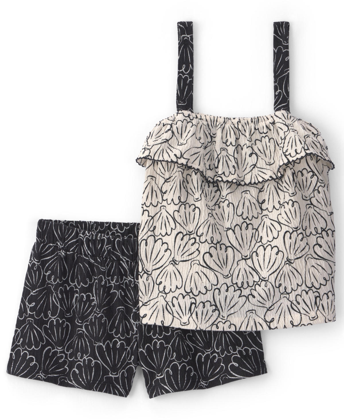 Click here for Carters Girls 2T-5T Floral Ruffle Top and Shorts... prices