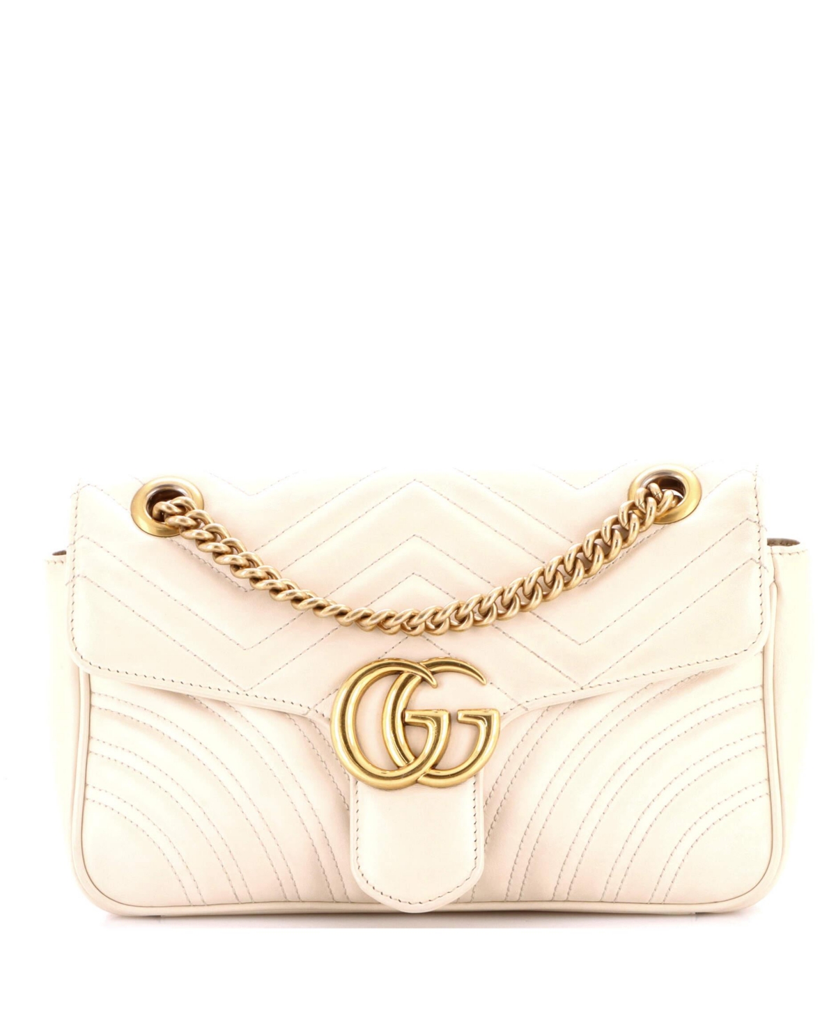 Click here for Pre-Owned Gucci Medium Gg Marmont Flap Bag Matelas... prices