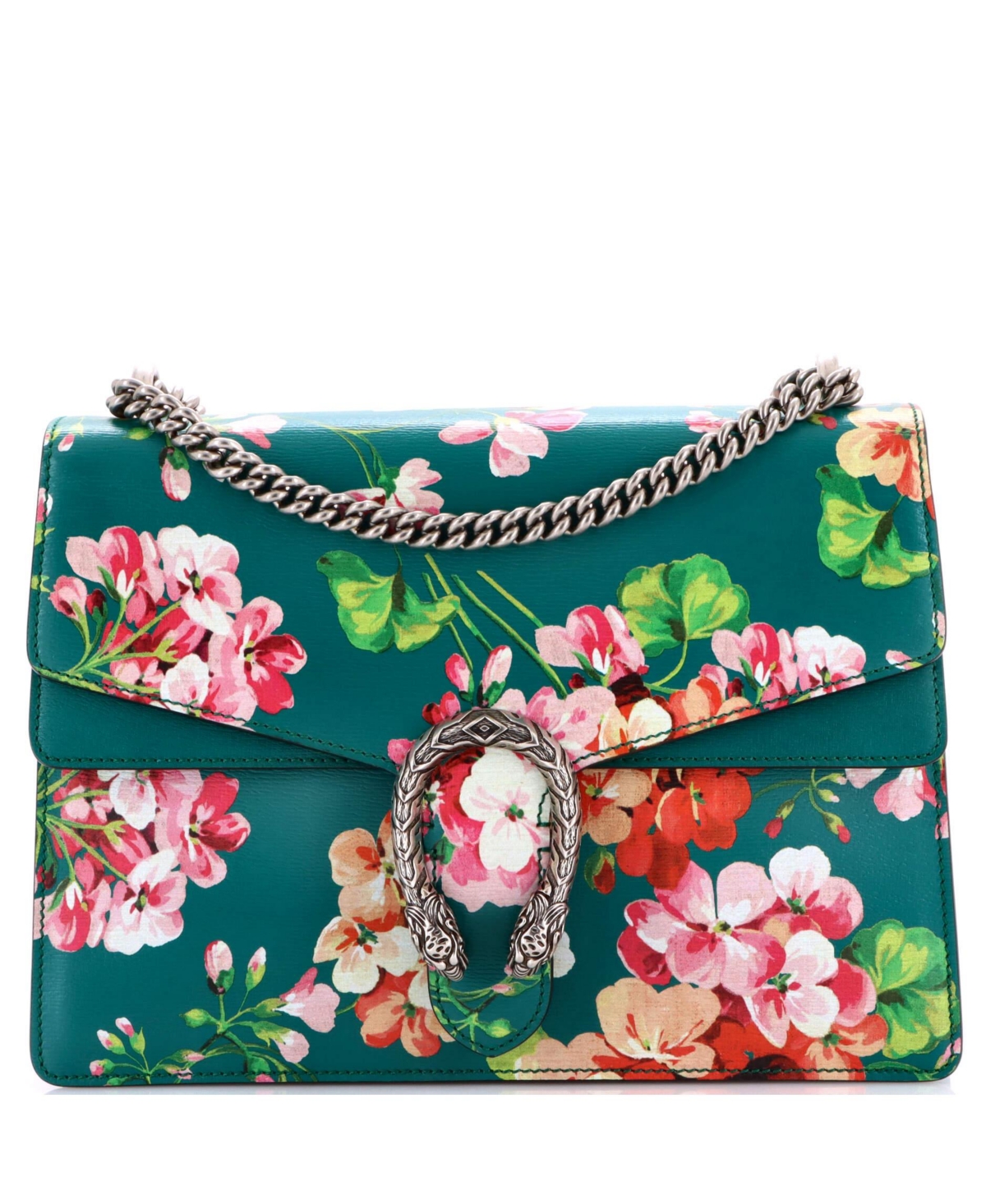 Click here for Pre-Owned Gucci Medium Dionysus Bag Blooms Print L... prices