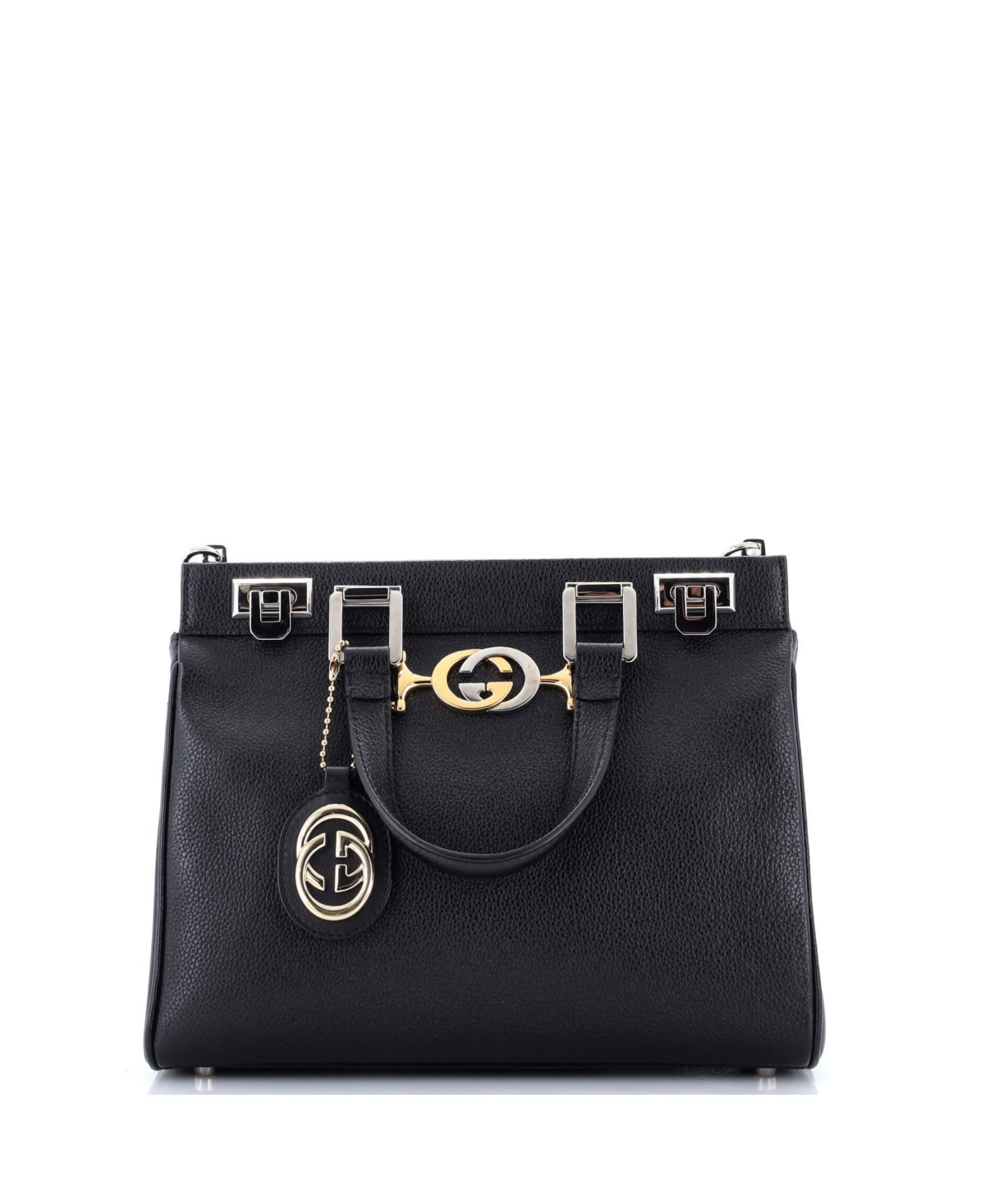 Click here for Pre-Owned Gucci Small Zumi Top Handle Bag Leather... prices
