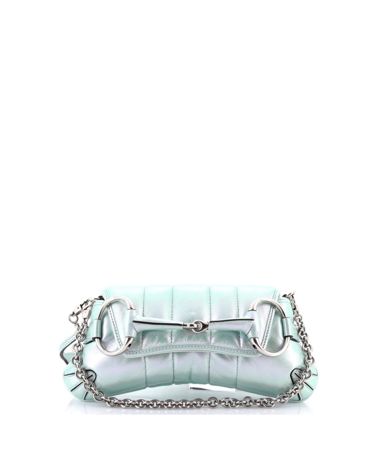 Click here for Pre-Owned Gucci Small Horsebit Chain Shoulder Bag... prices
