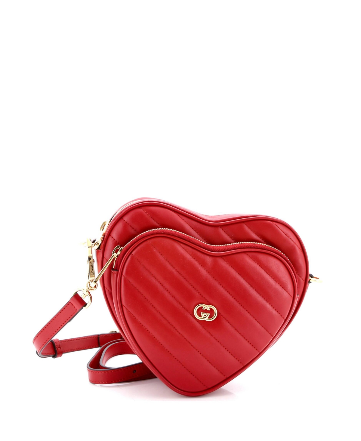 Click here for Pre-Owned Gucci Mini Interlocking G Heart Shoulder... prices