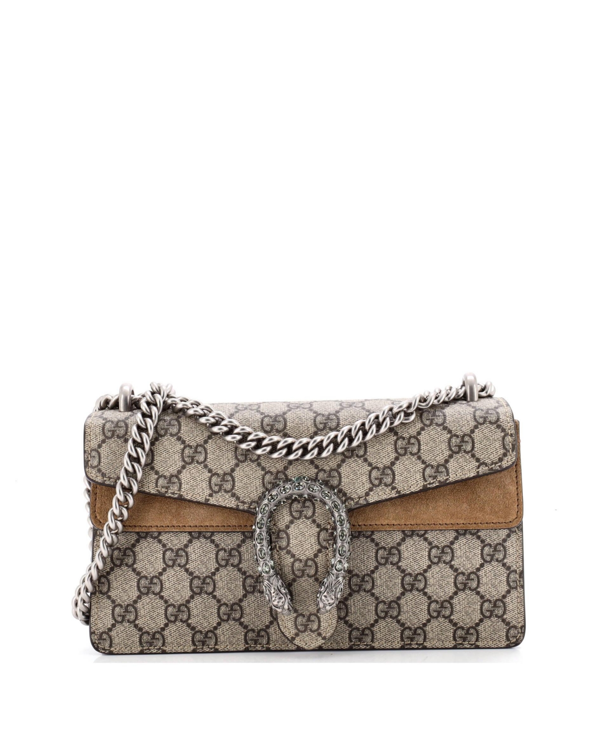 Click here for Pre-Owned Gucci Small Dionysus Bag Gg Coated Canva... prices