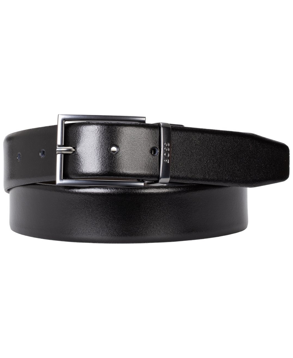 Click here for Hugo Boss Mens Otano Leather Belt - Black prices