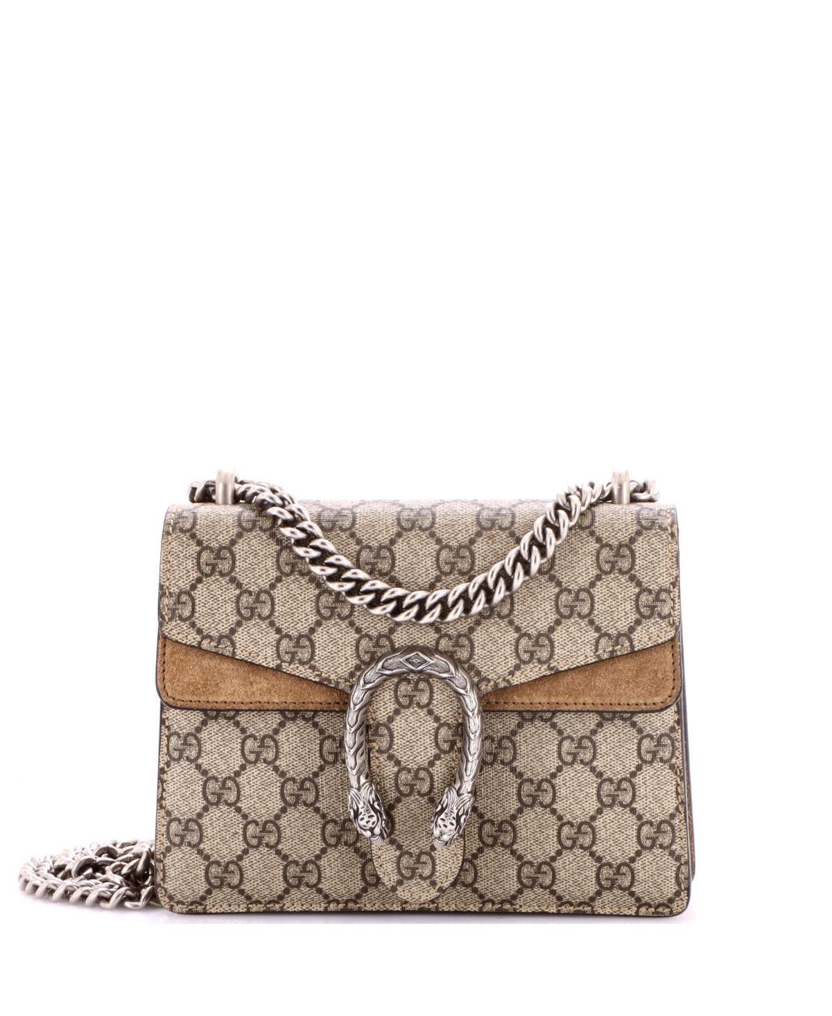 Click here for Pre-Owned Gucci Mini Dionysus Bag Gg Coated Canvas... prices