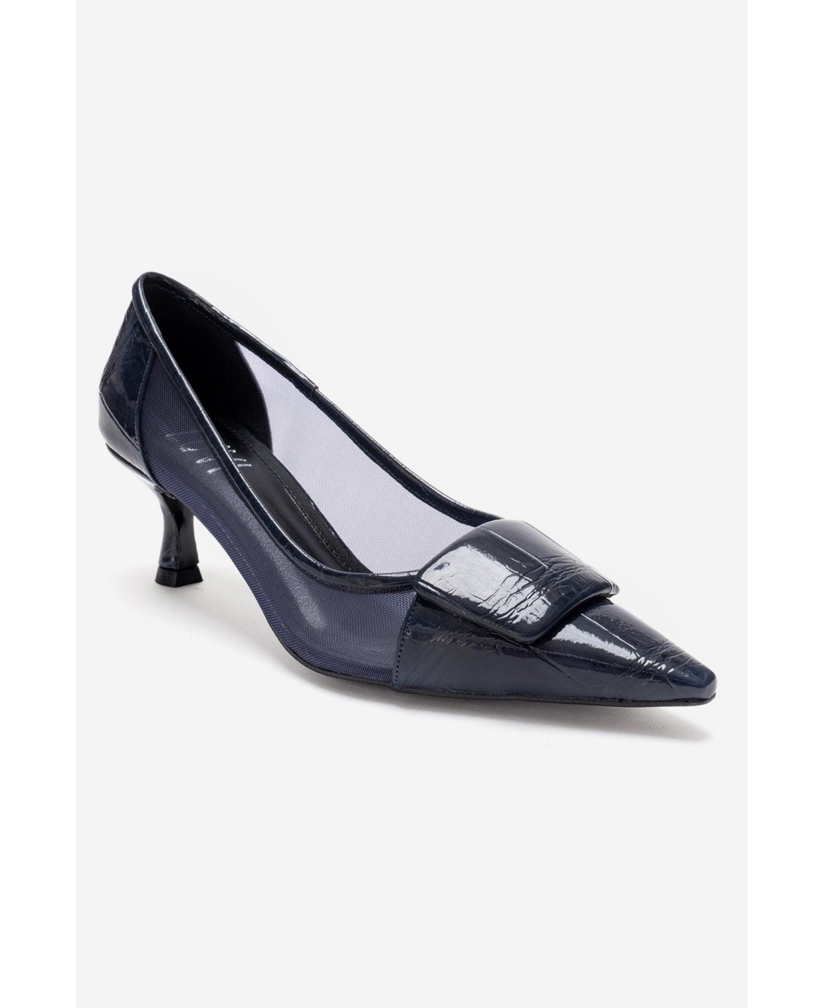 Click here for Prologue Shoes Ola Stiletto Pump - Navy patent prices