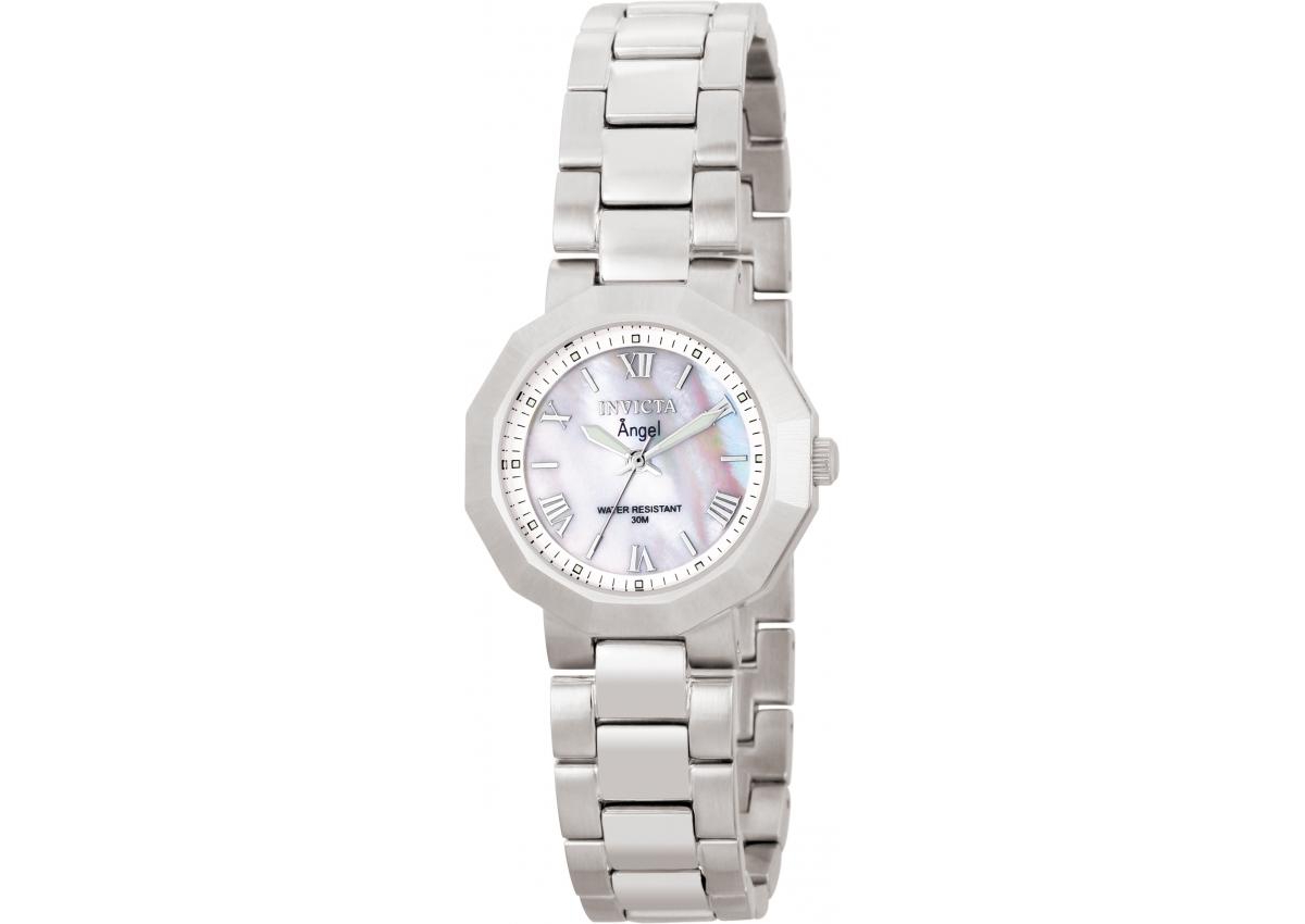 Click here for Invicta Womens 0542 Angel Quartz Mother of Pearl D... prices