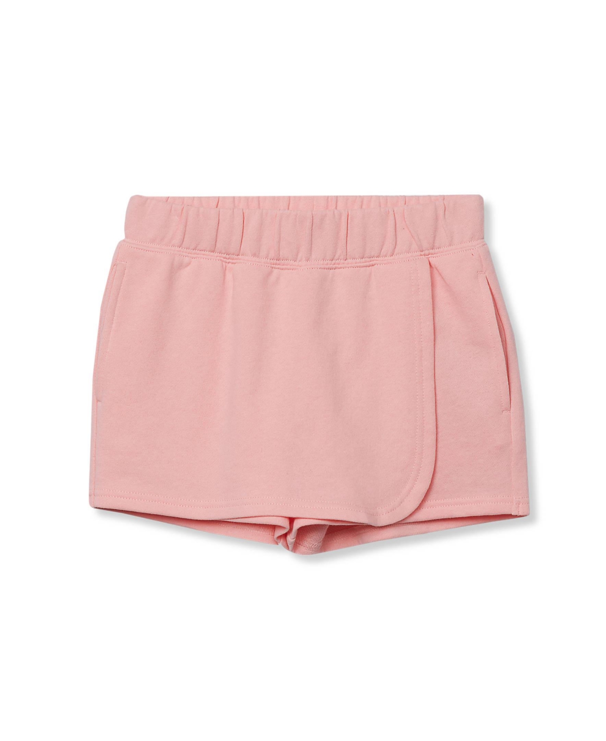 Click here for Lands End Girls Wrap Front Knit Skort - Pale rose prices