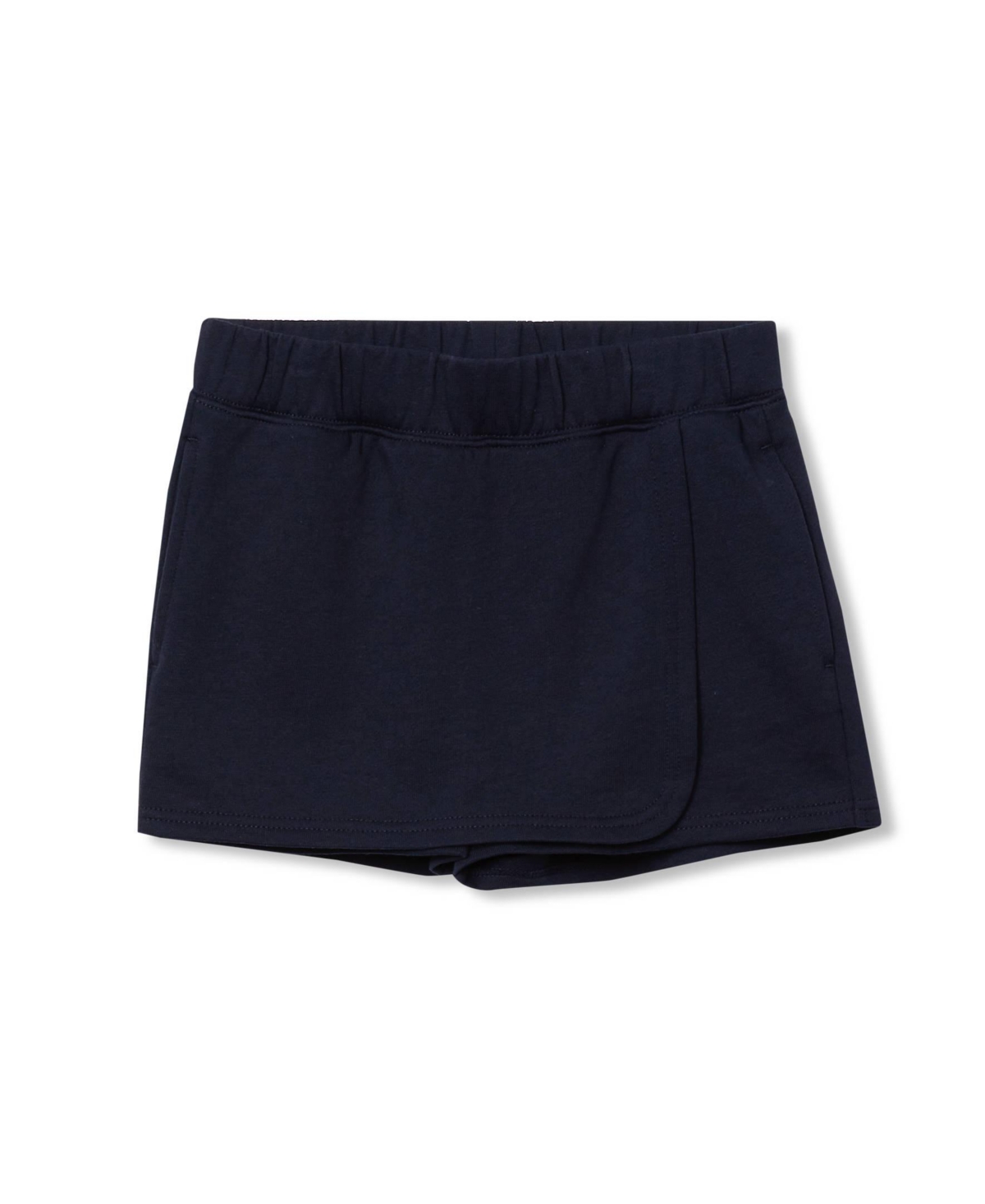 Click here for Lands End Girls Wrap Front Knit Skort - Classic na... prices