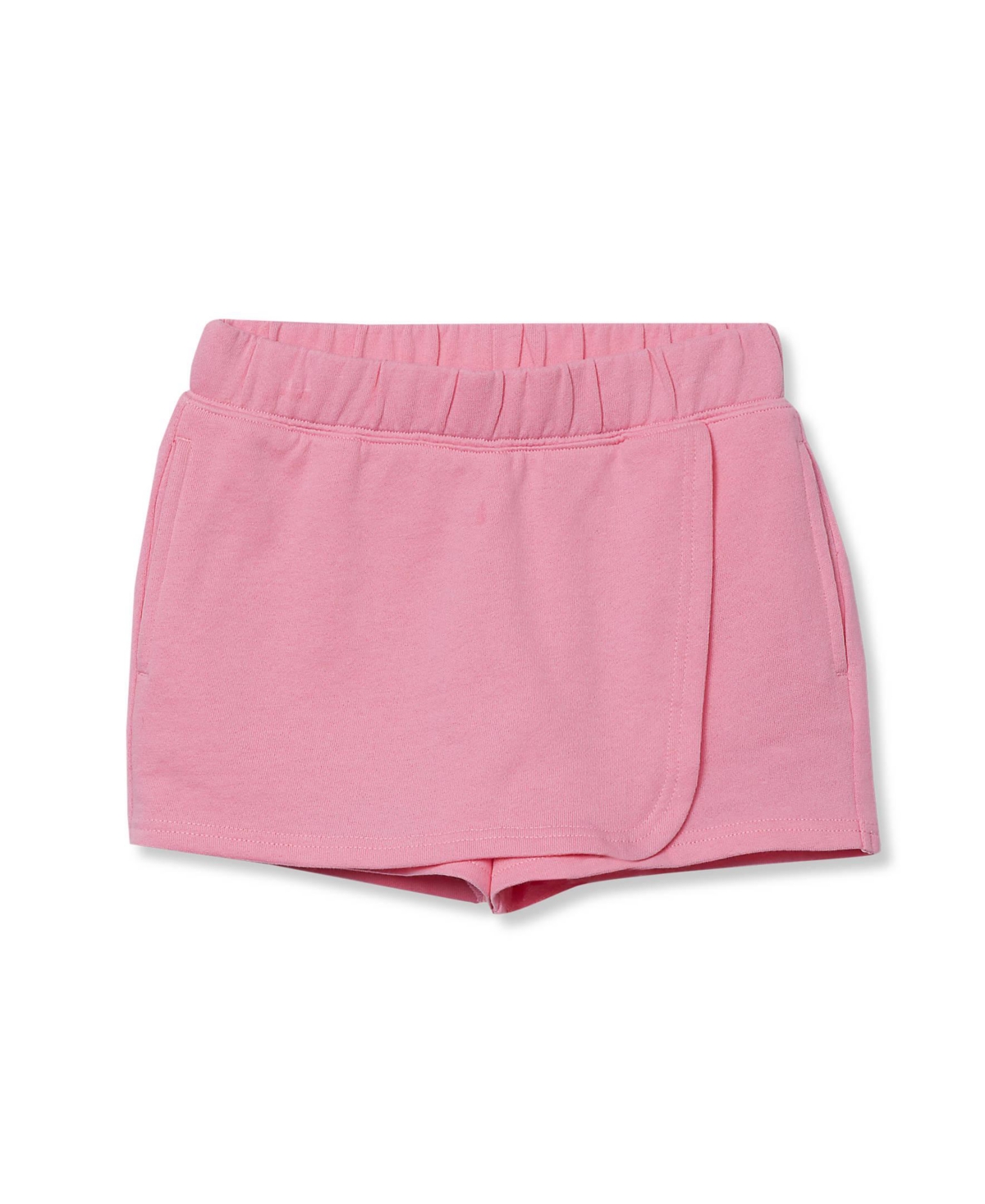 Click here for Lands End Girls Wrap Front Knit Skort - Prism pink prices