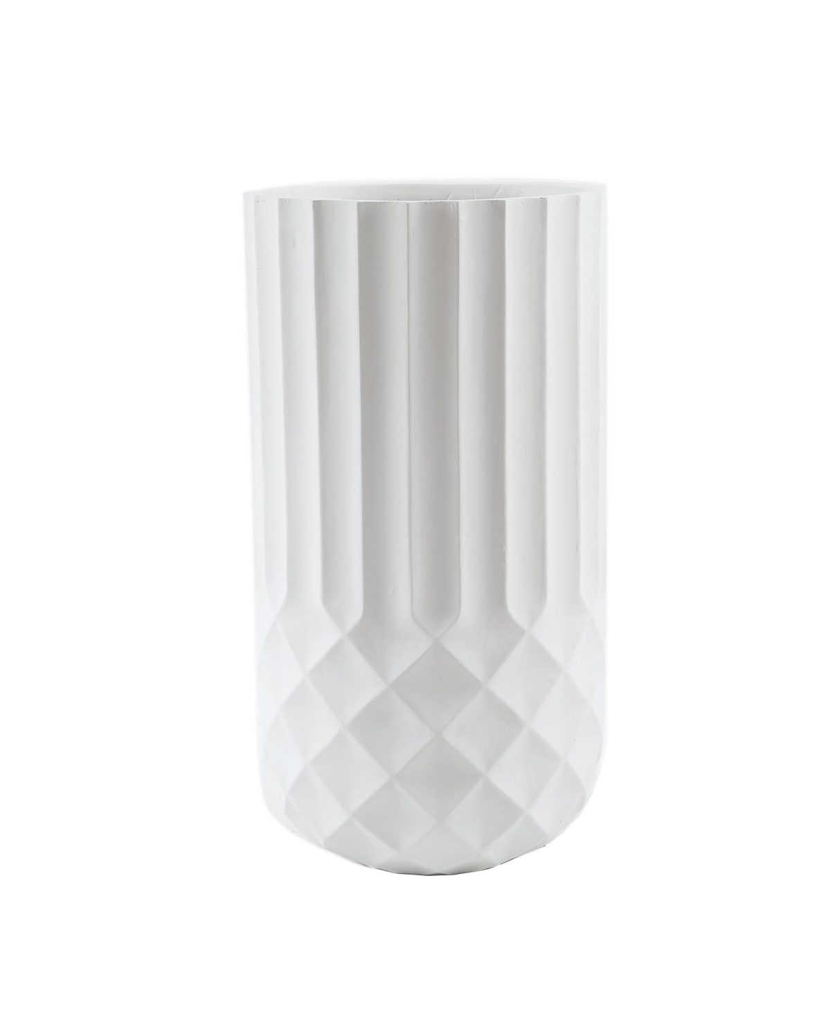 Click here for LuxenHome Tall MgO Planter - White prices
