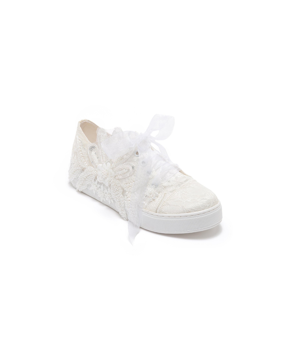 Click here for Forever & Always Shoes Womens Lora Bridal Lace Sne... prices