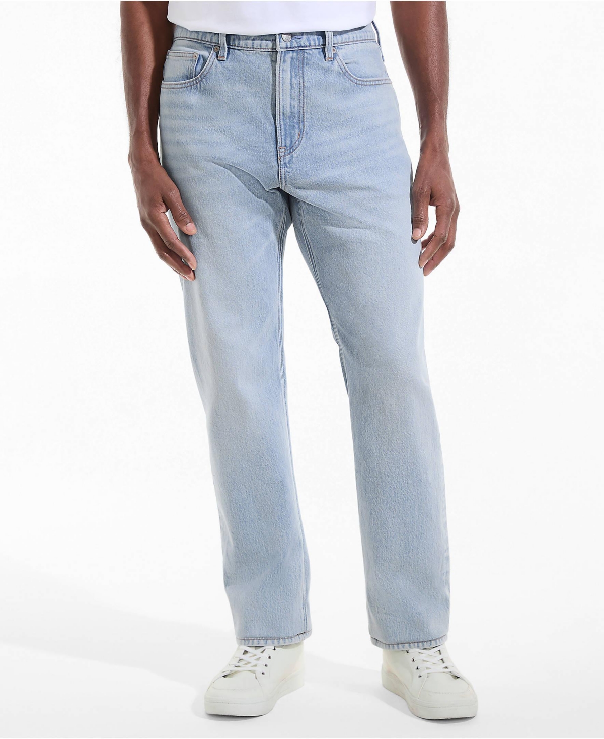 Click here for Lands End Mens Stretch Classic Fit Jean - Light no... prices